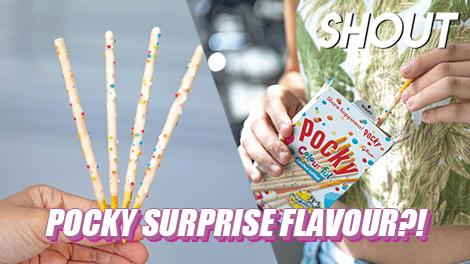 We Tried Pocky’s New Colourful Surprise Flavour – SHOUT