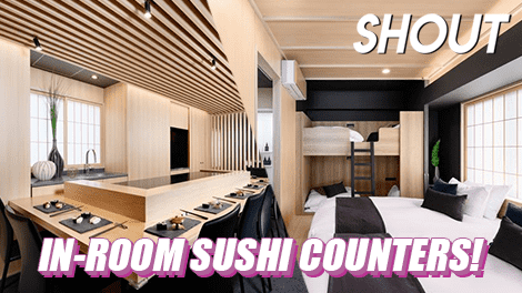 This Hotel in Japan Has Rooms with Sushi Counters and Ninja Blades - Shout